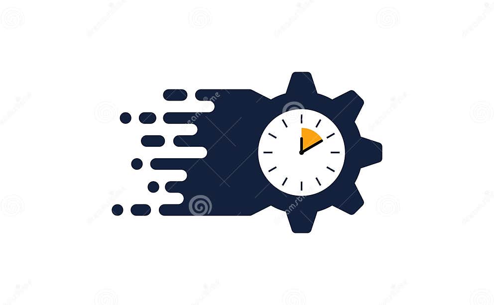 Time Management Watch Work Speed Running Background Stock Vector ...