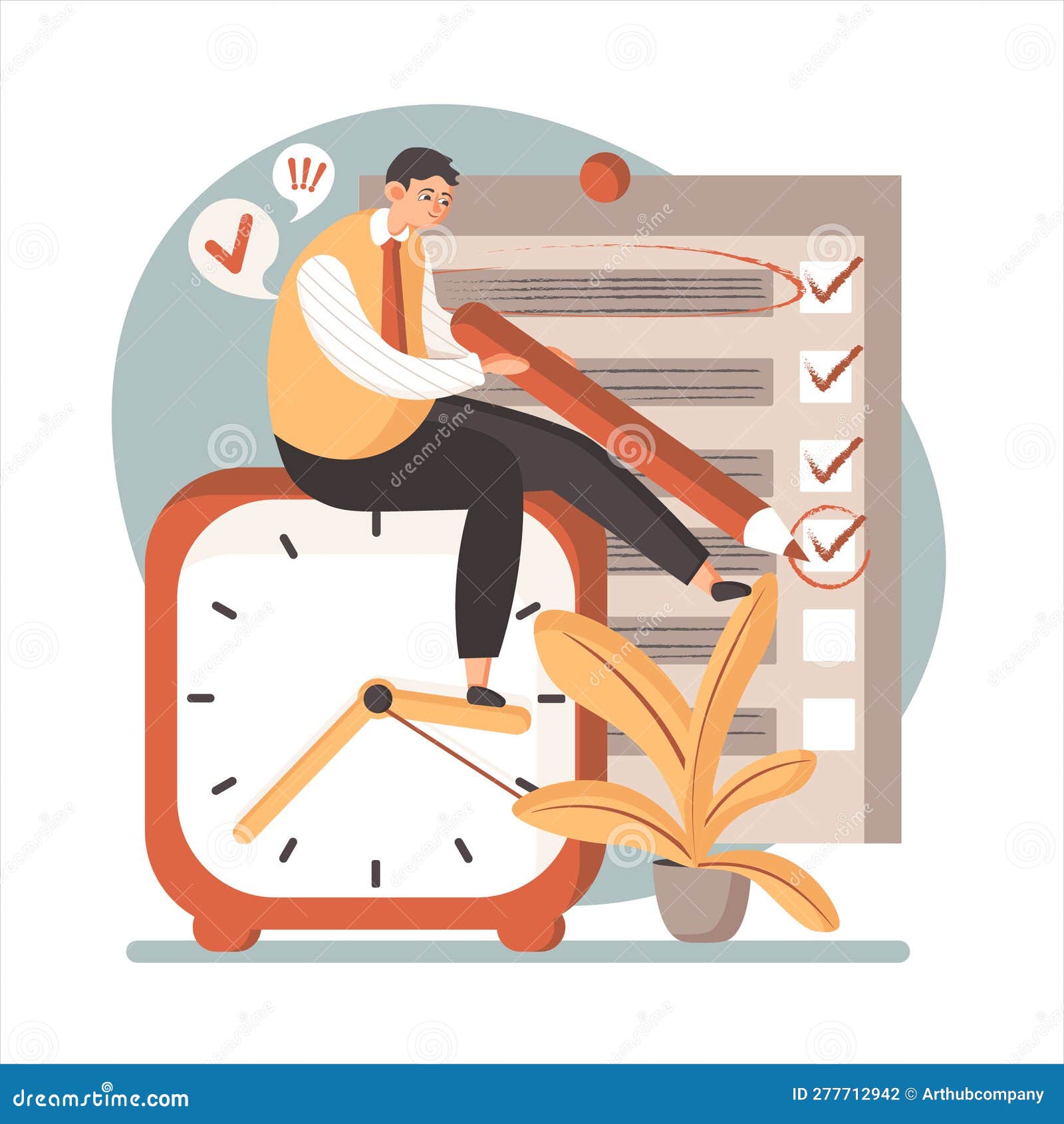 Ticking Checkboxes In Check List. Man Marking Tasks Done And Completed ... Ticking Checkboxes In Check List. Man Marking Tasks Done And Completed ...