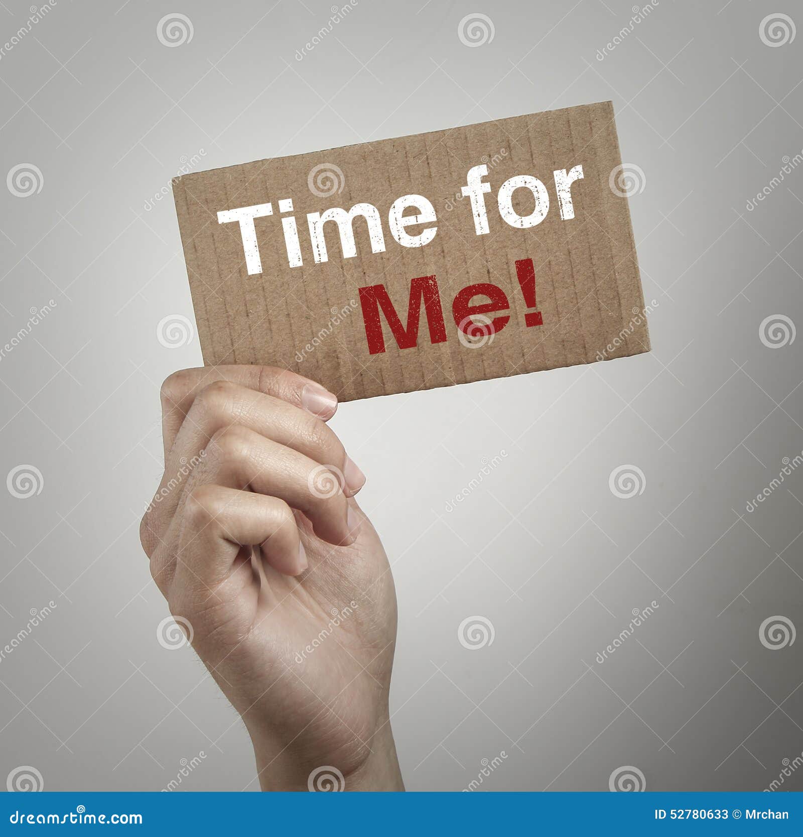 Time for me stock image. Image of gray, concepts, showing - 52780633