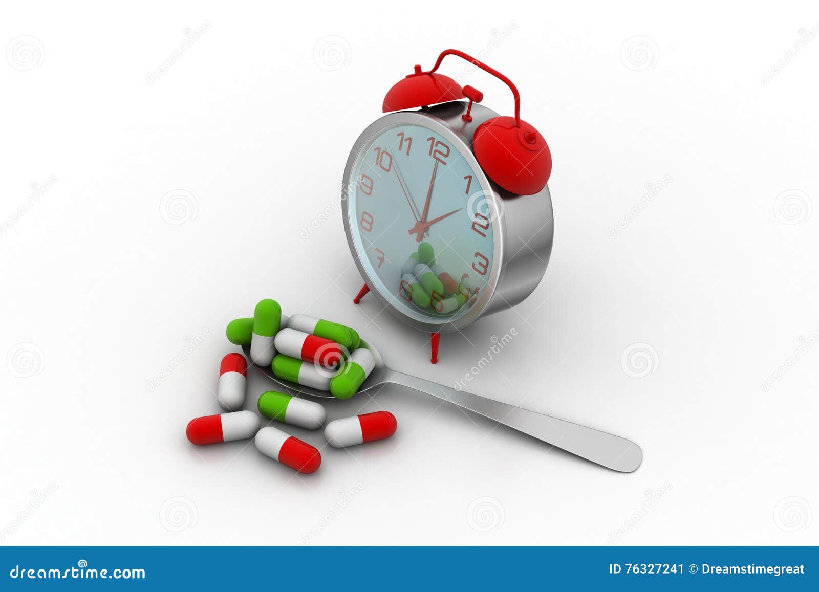 Time for medicine stock illustration. Illustration of background - 76327241