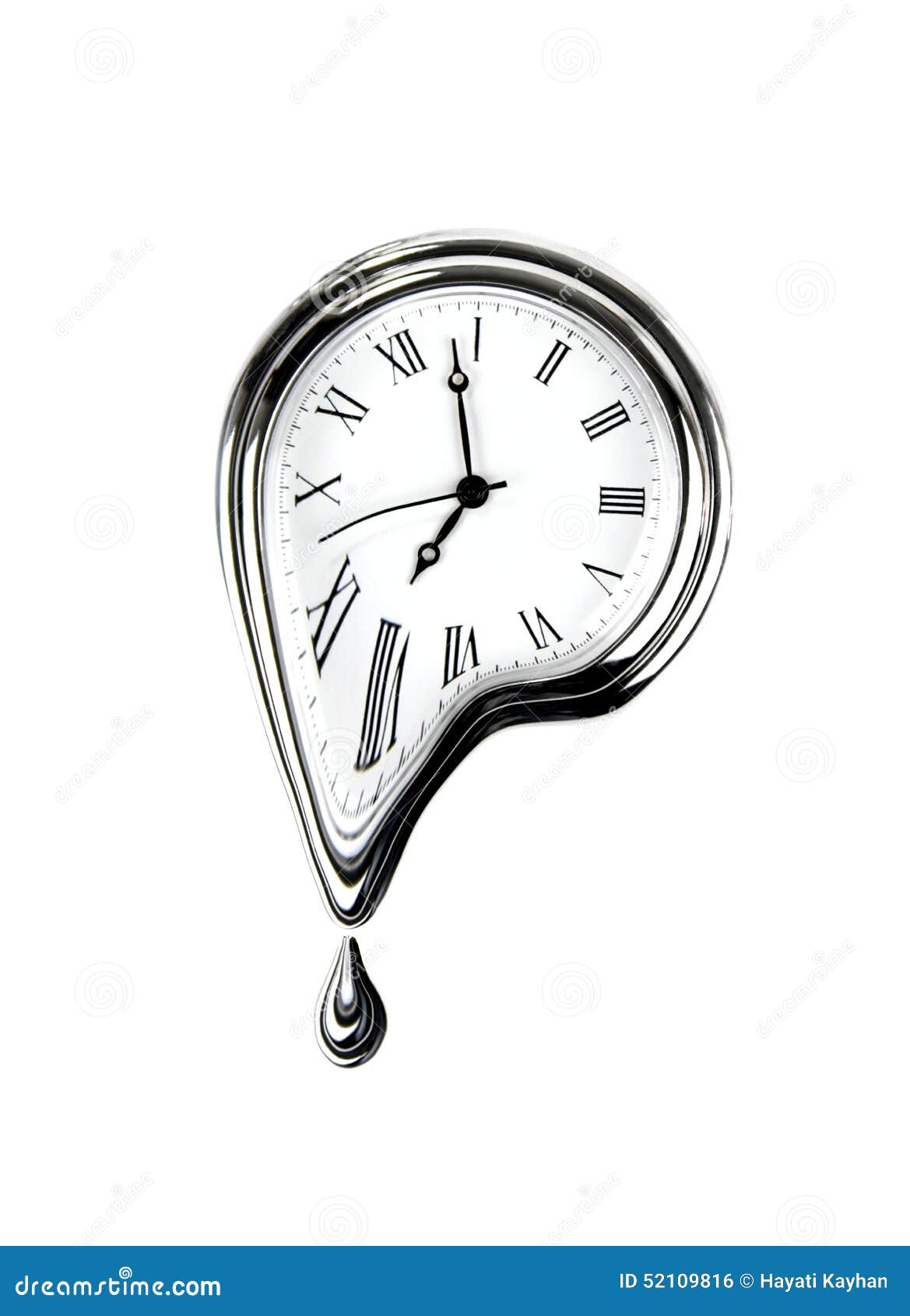 The Time Melting.. Surreal Style Image Stock Photo - Image of punctual ...