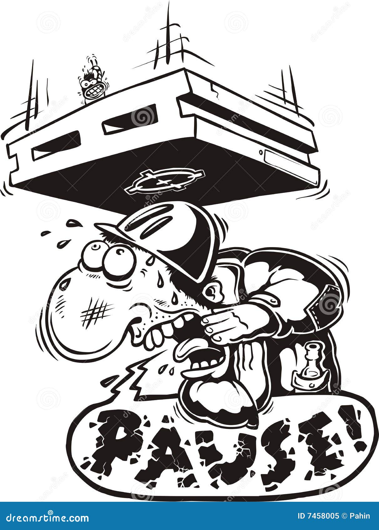 Time a miss... stock vector. Illustration of falling, desire - 7458005