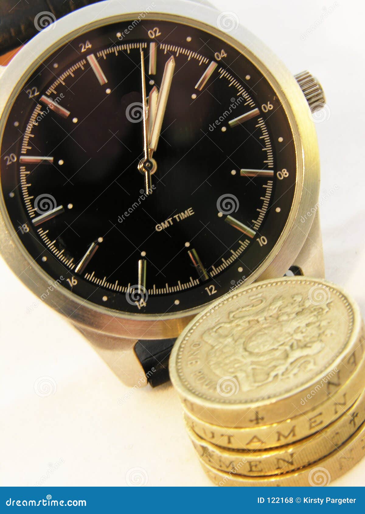 Time is money stock photo. Image of copper, concept, hands - 122168