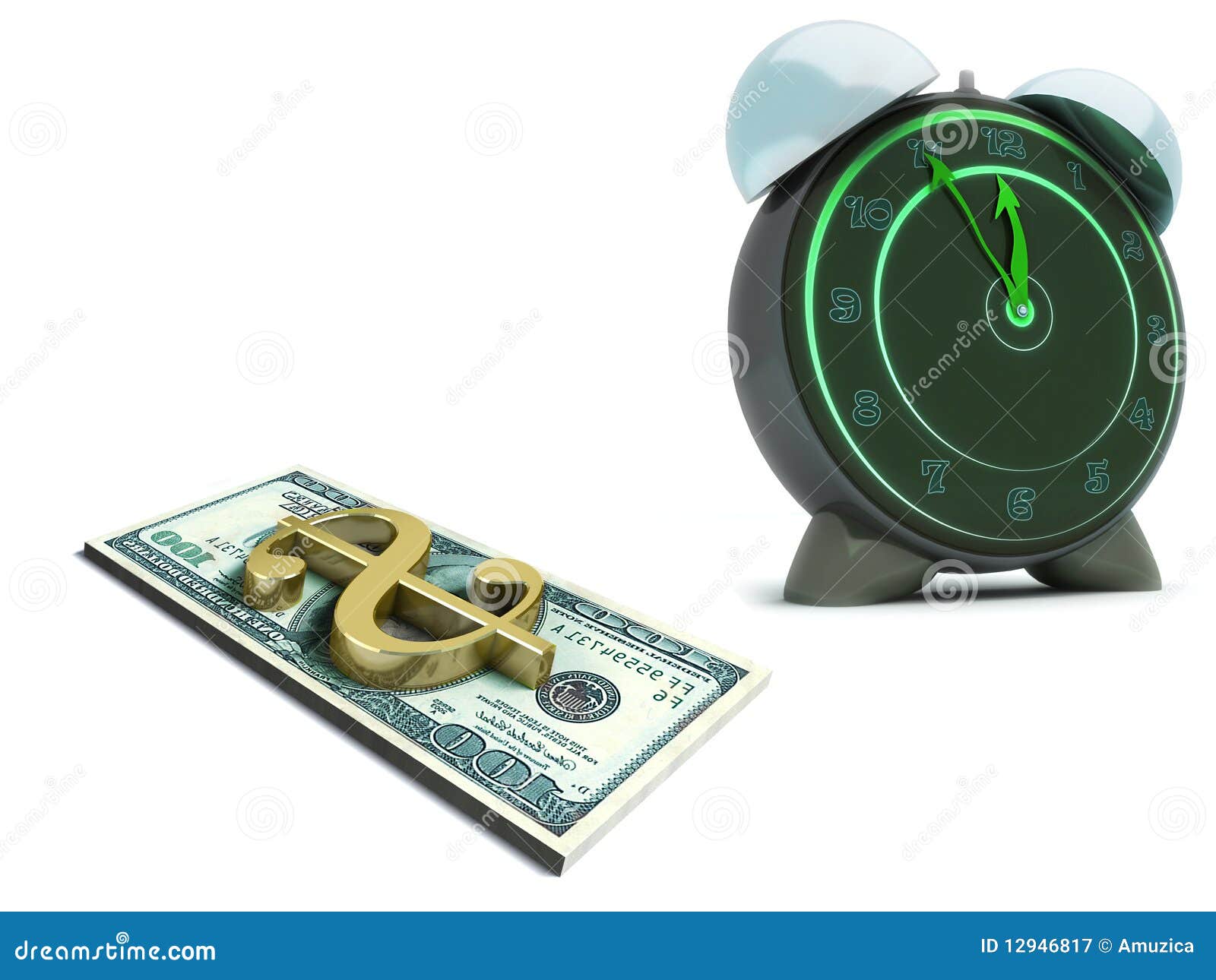 Time is money stock image. Image of financial, concept - 12946817