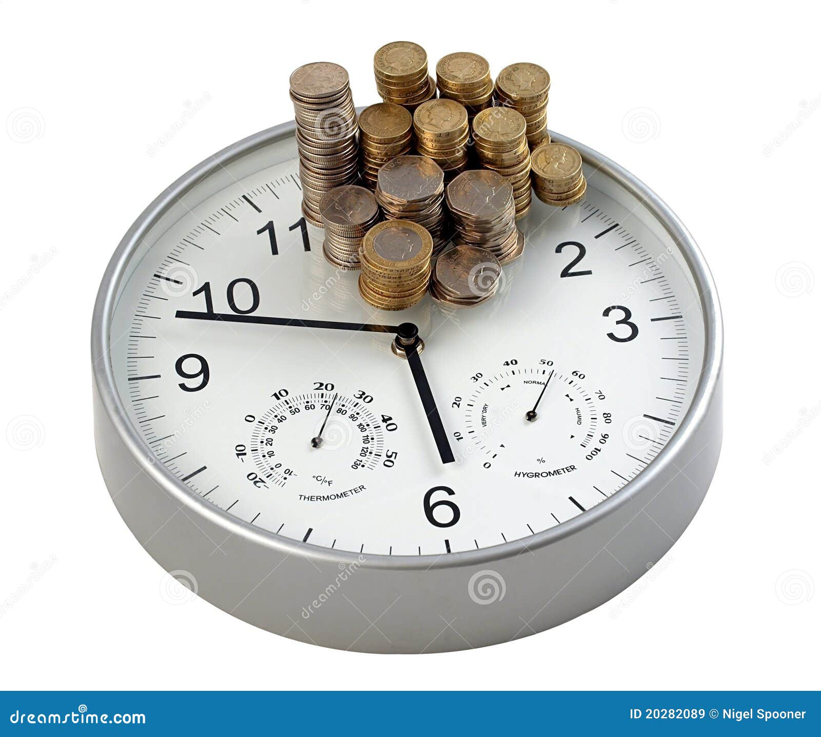 Time is Money stock image. Image of white, banking, metaphor - 20282089