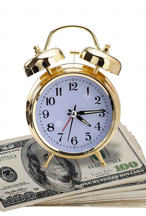 Time for money. stock image. Image of money, hour, dollar - 22394539