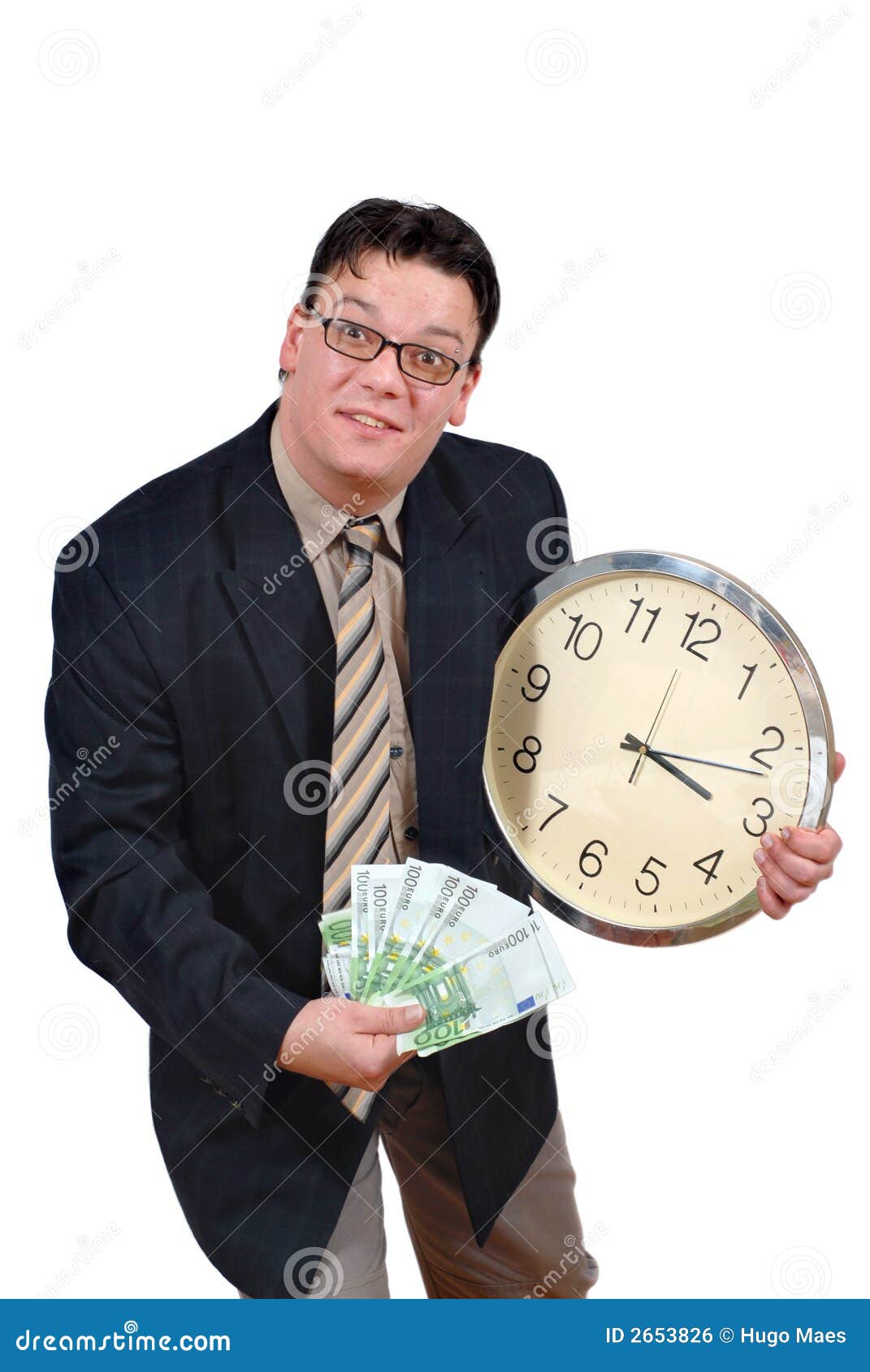 Time is money stock photo. Image of show, clock, people - 2653826