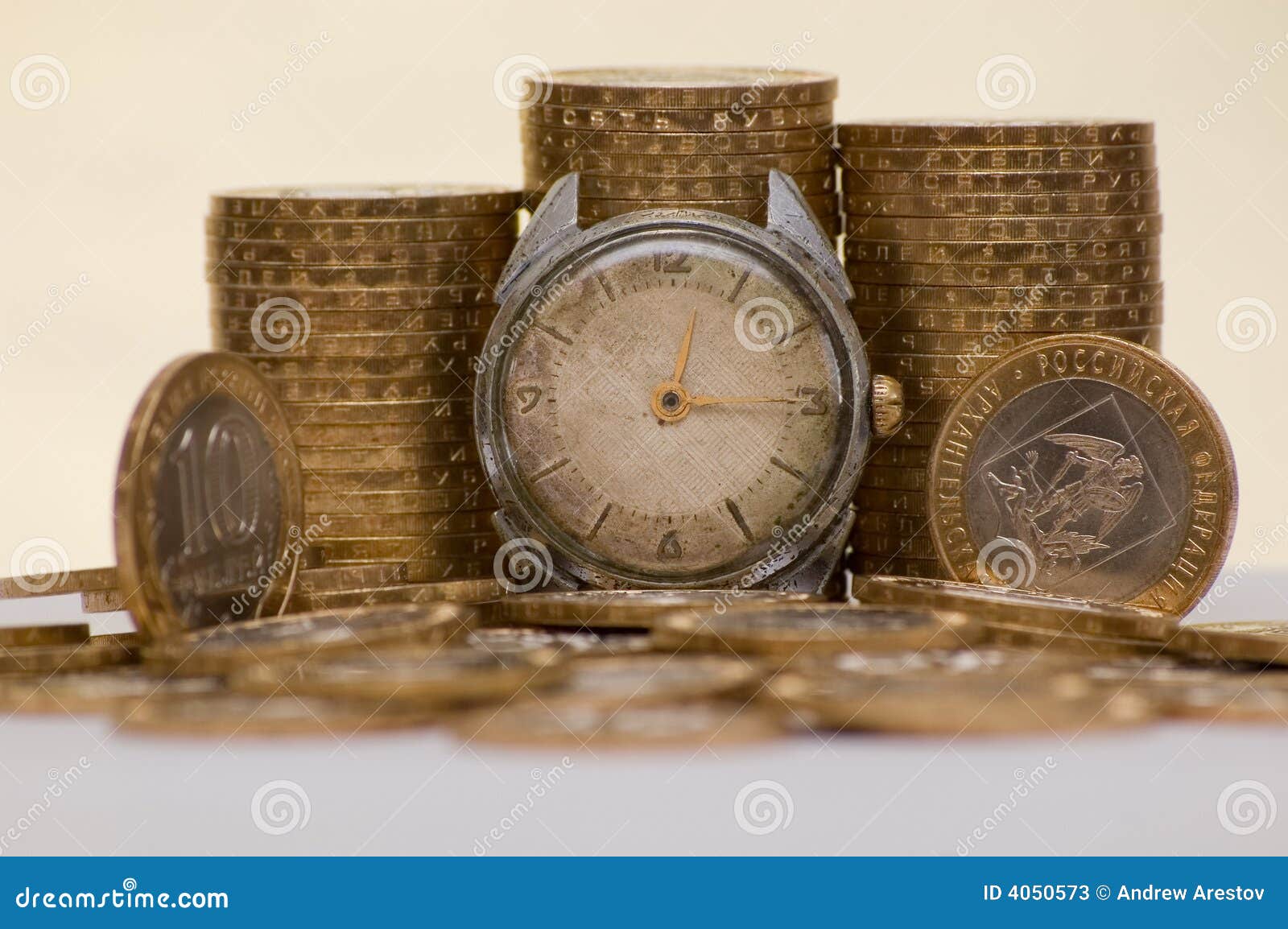 Time is a money stock image. Image of banking, arrow, dial - 4050573