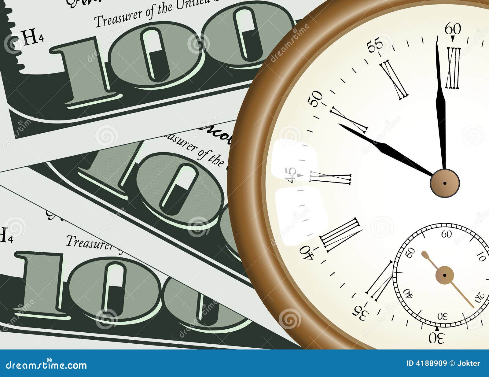 Time And Money Cycle Diagram Stock Photo | CartoonDealer.com #33300750