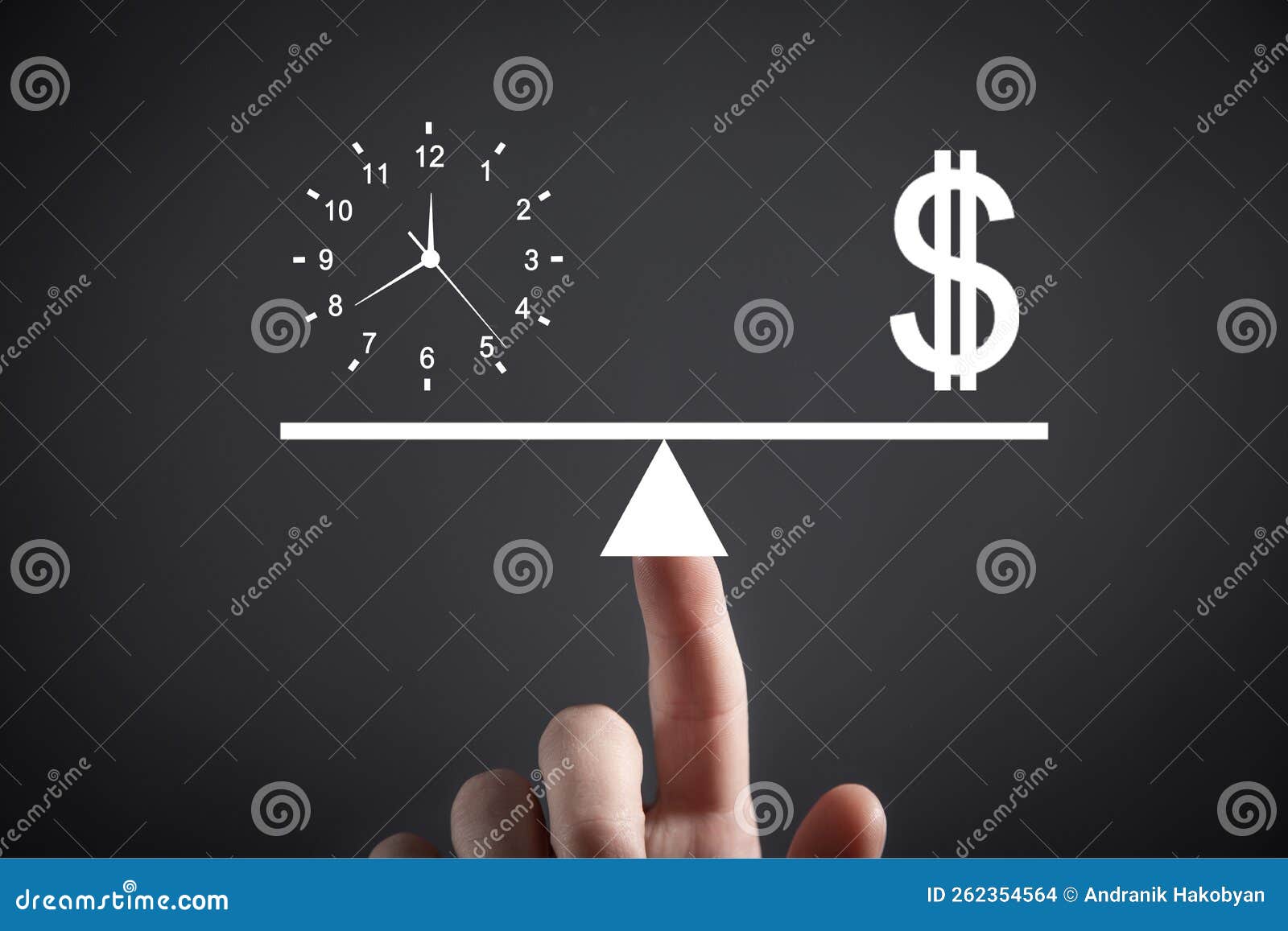 Time and Money Balance. Business Concept Stock Photo - Image of scale ...