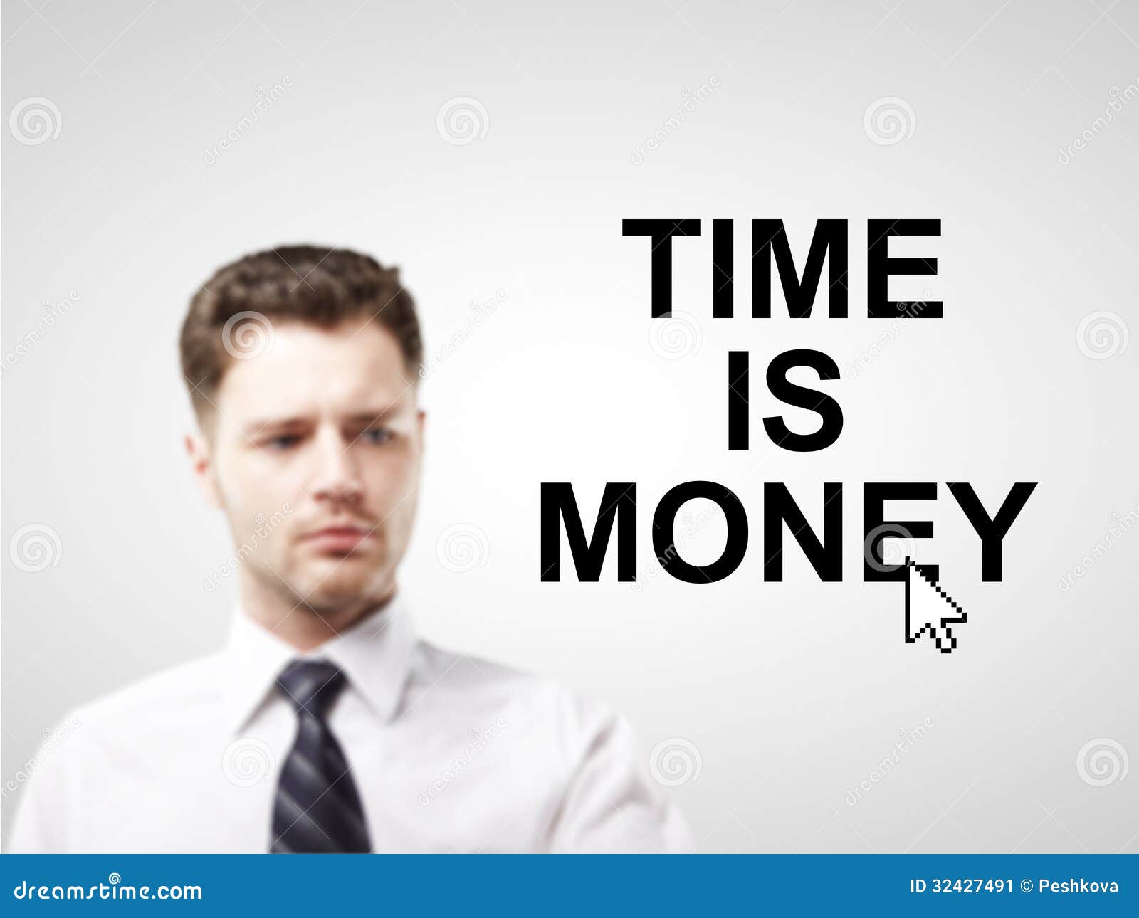 Time is money stock image. Image of people, male, imagination - 32427491