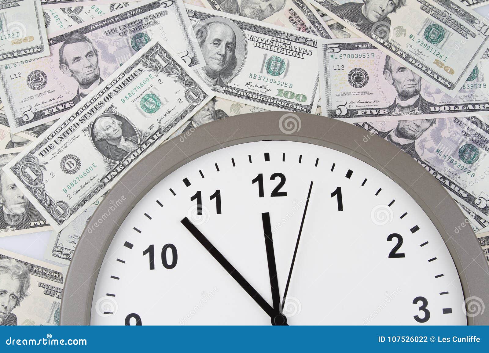 Time is money stock photo. Image of investment, deadline - 107526022