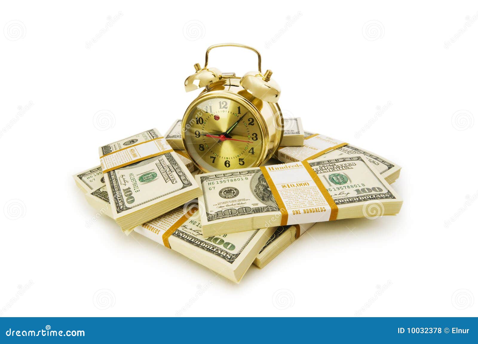 Time is money concept stock photo. Image of isolated - 10032378
