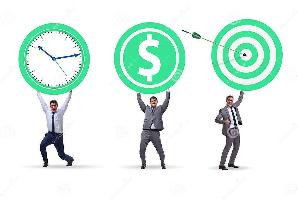 Time is Money Concept with Aims Stock Image - Image of earning ...