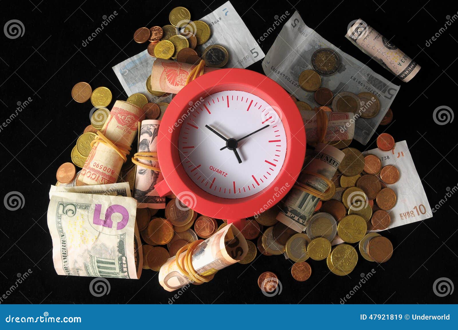 Time is Money Concept stock image. Image of income, financial - 47921819
