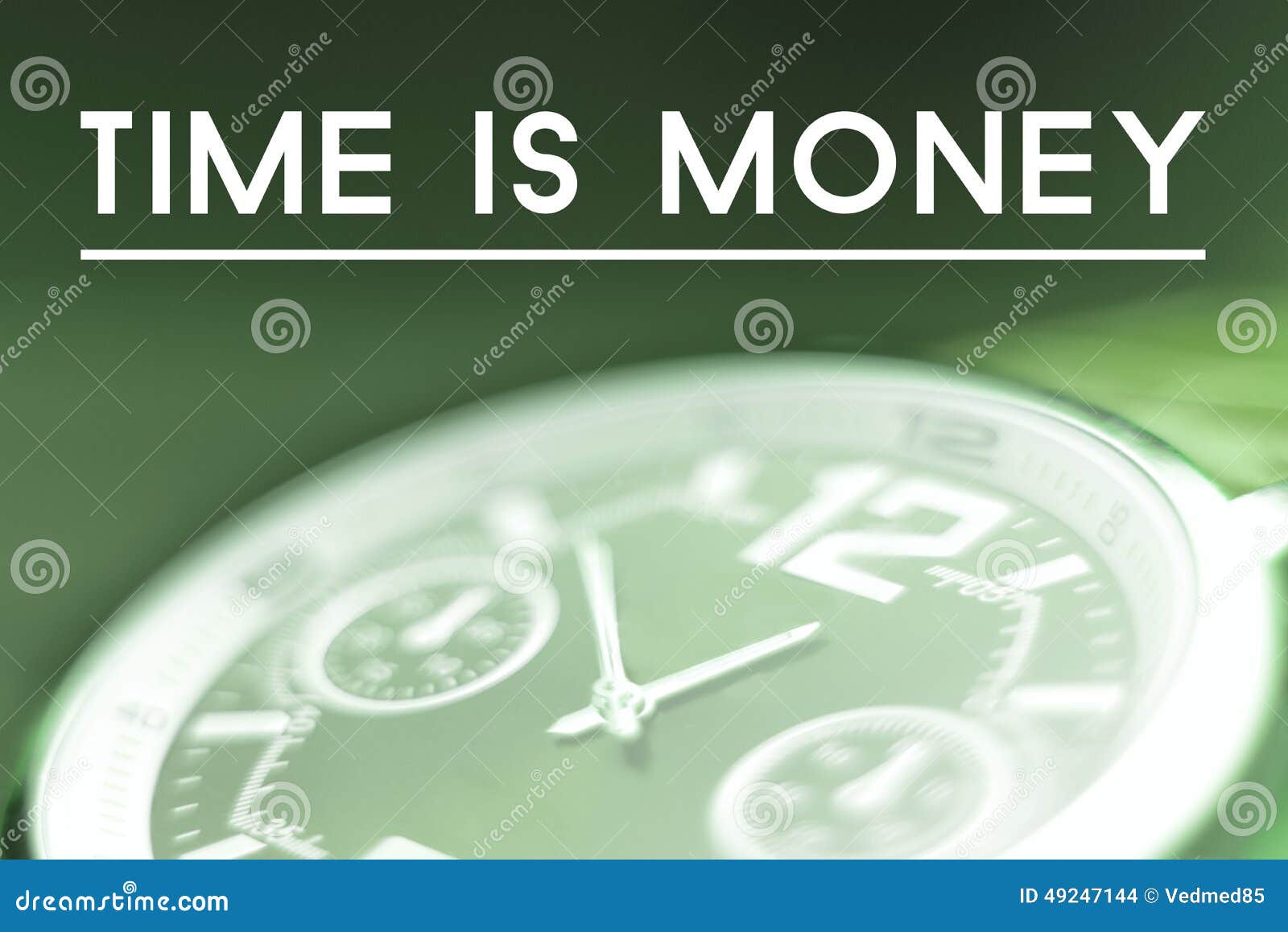 Time is money stock photo. Image of person, money, time - 49247144