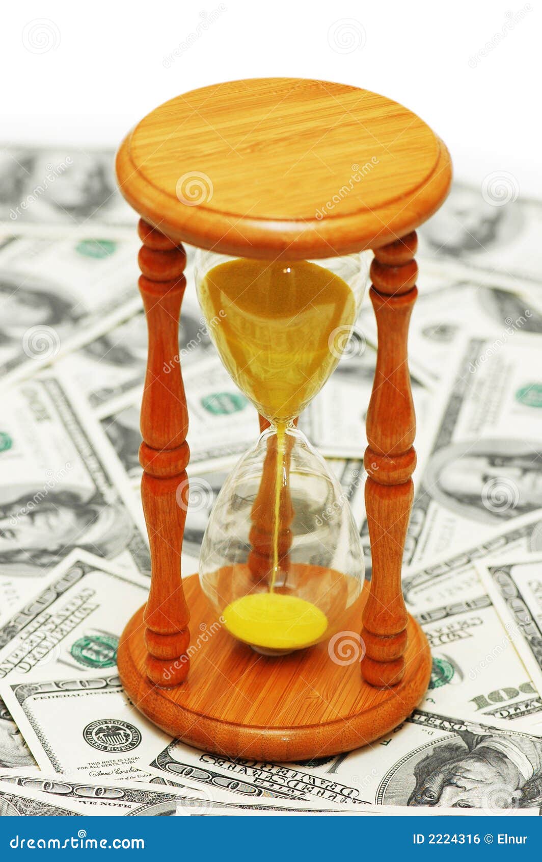Time is Money with Dollar No Stock Photo - Image of investment ...