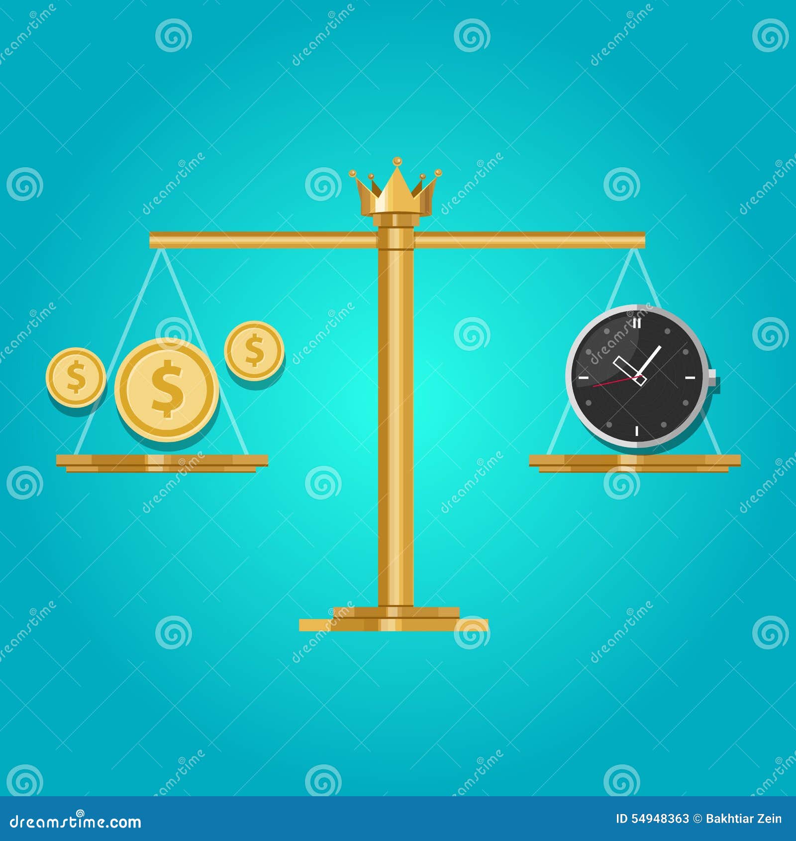 Time Money Exchange Compare Price Stock Vector - Illustration of dollar ... Time Money Exchange Compare Price Stock Vector - Illustration of dollar ...