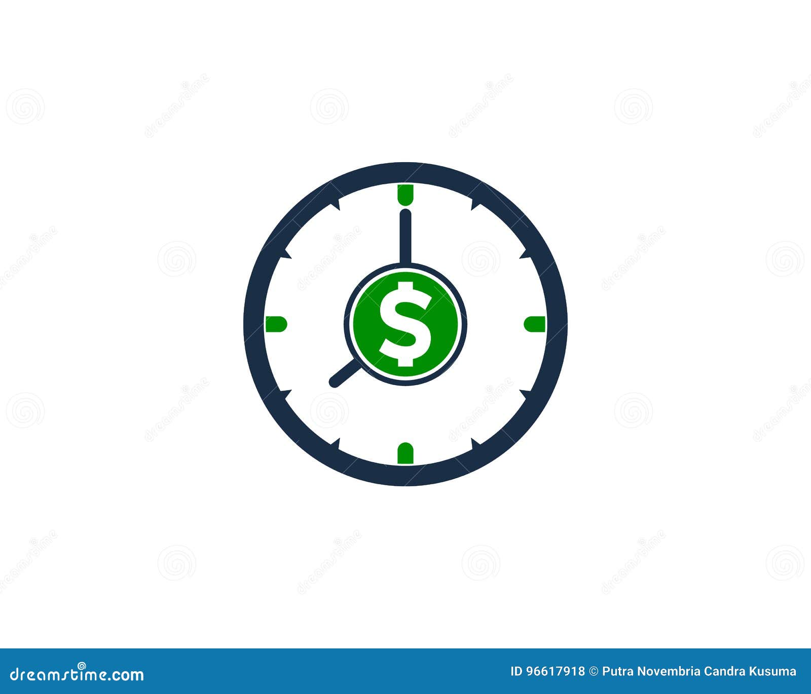 Time Money Icon Logo Design Element Stock Vector - Illustration of ...
