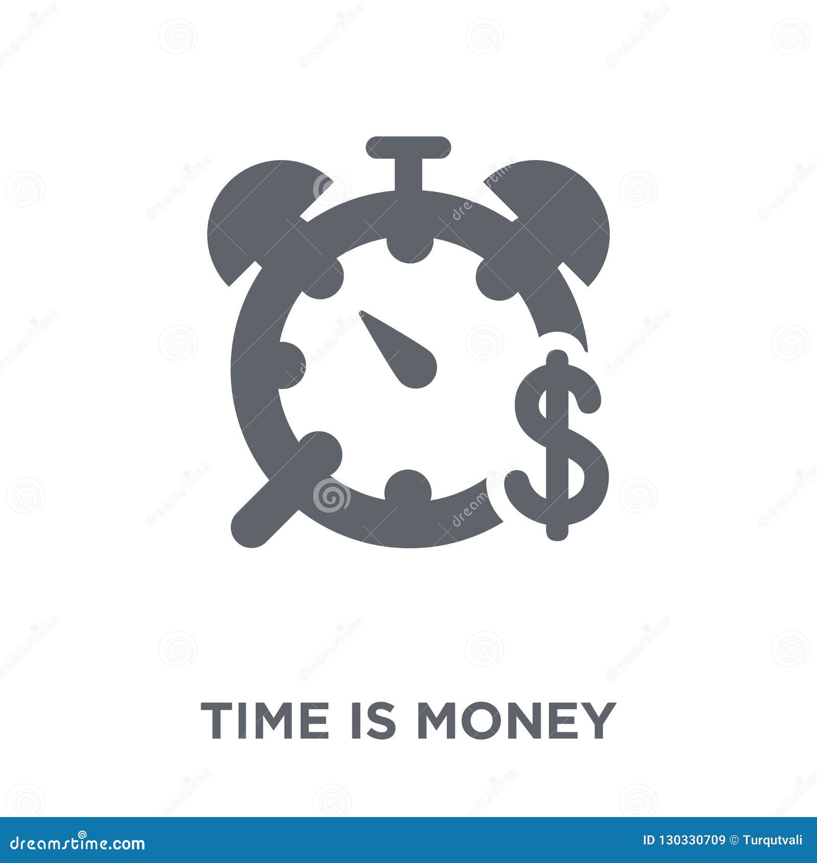 Time Is Money Icon From Time Managemnet Collection. Cartoon Vector ...