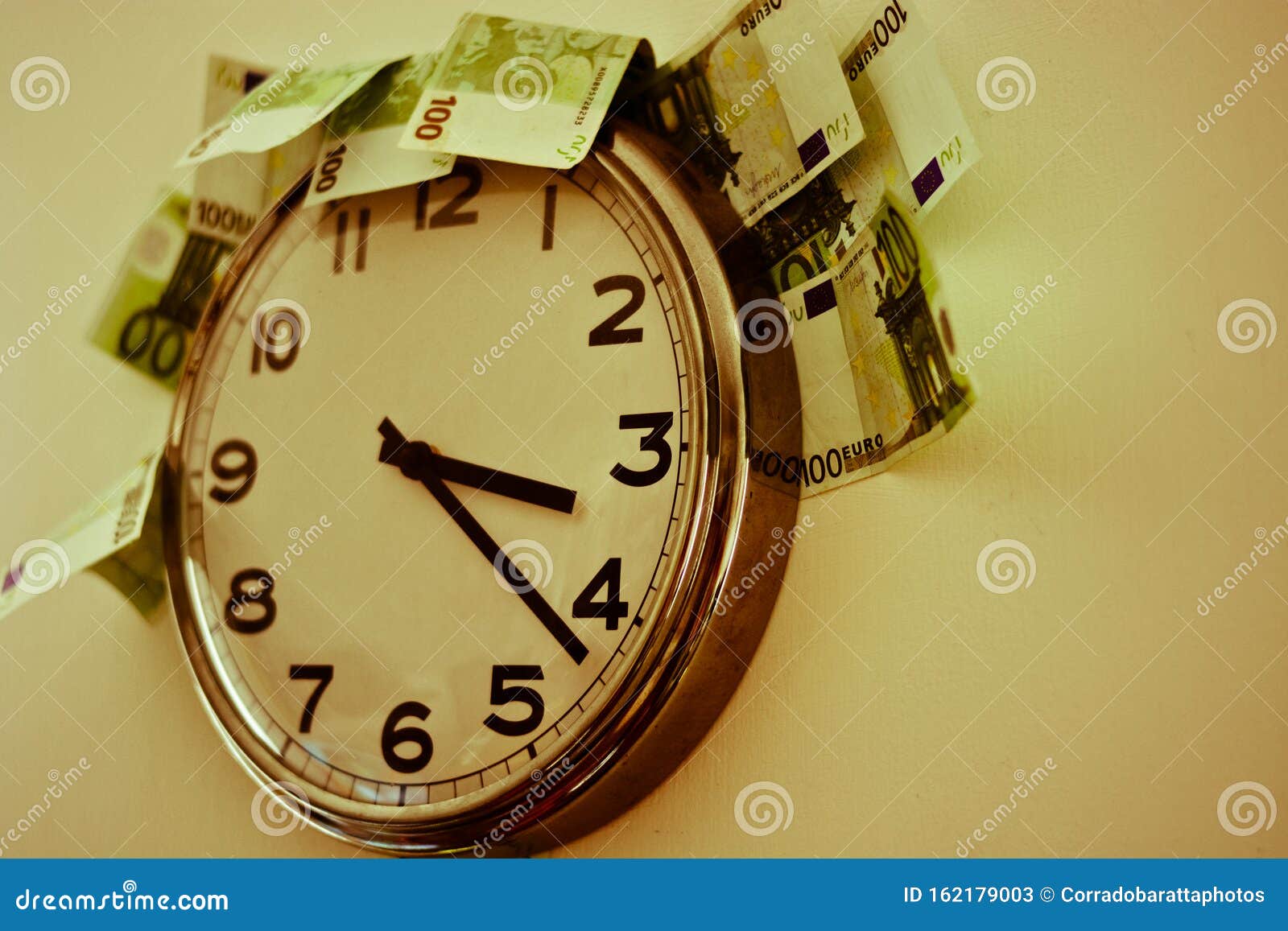 Time is Money, but Money is Nothing Stock Image - Image of growing ...
