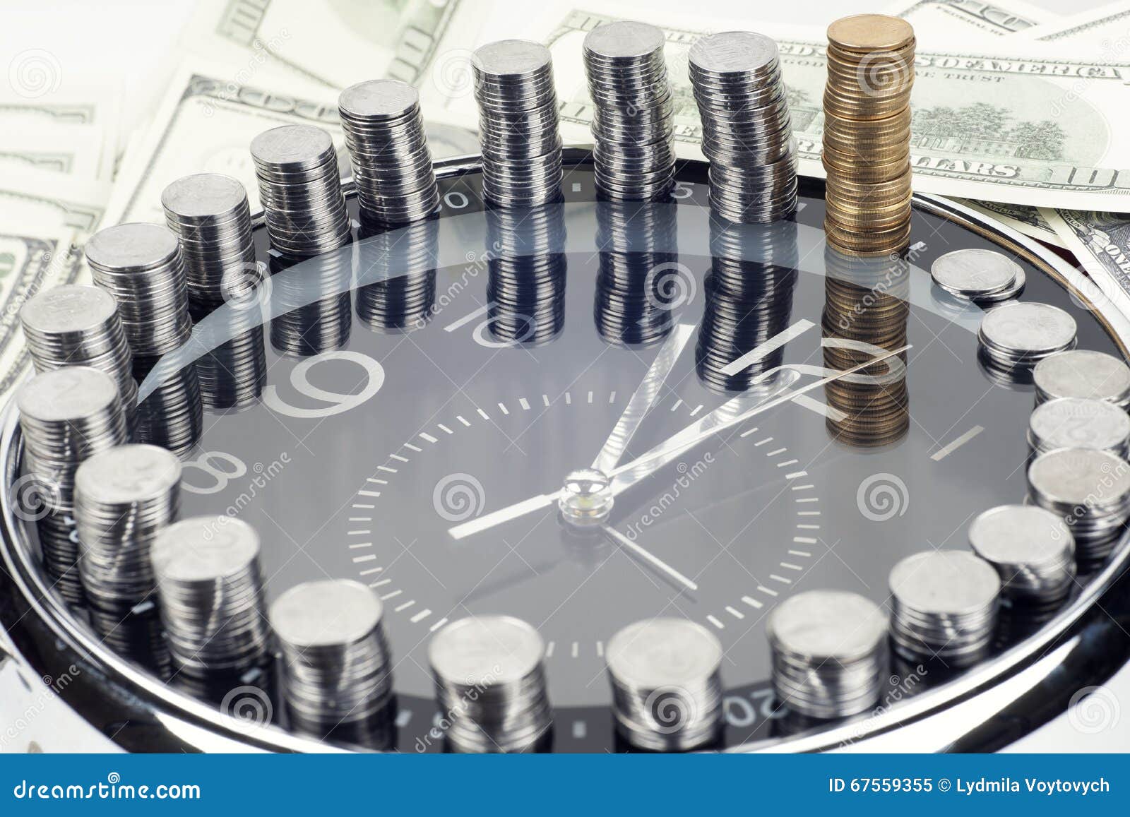 Time is money and wealth. stock image. Image of limit - 67559355