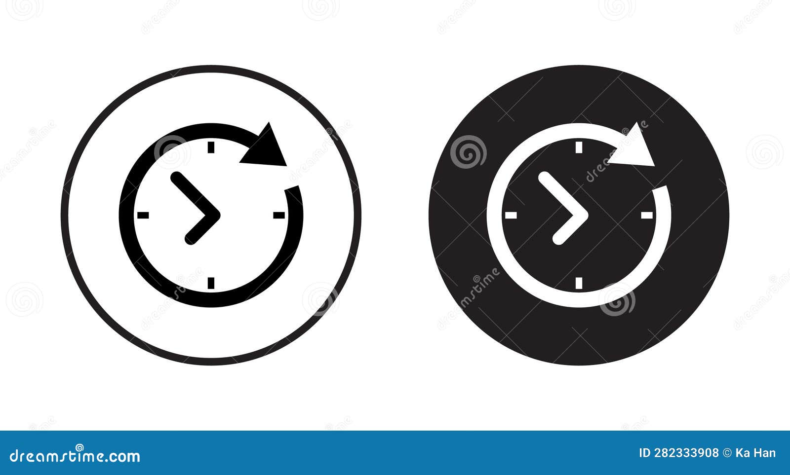 Time`s Up Movement Vector Concept With Businesswoman Staring At Clock ...
