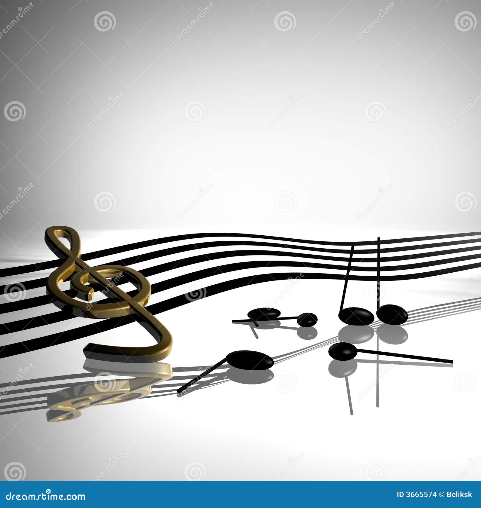 Time for Music stock illustration. Illustration of wallpaper - 3665574