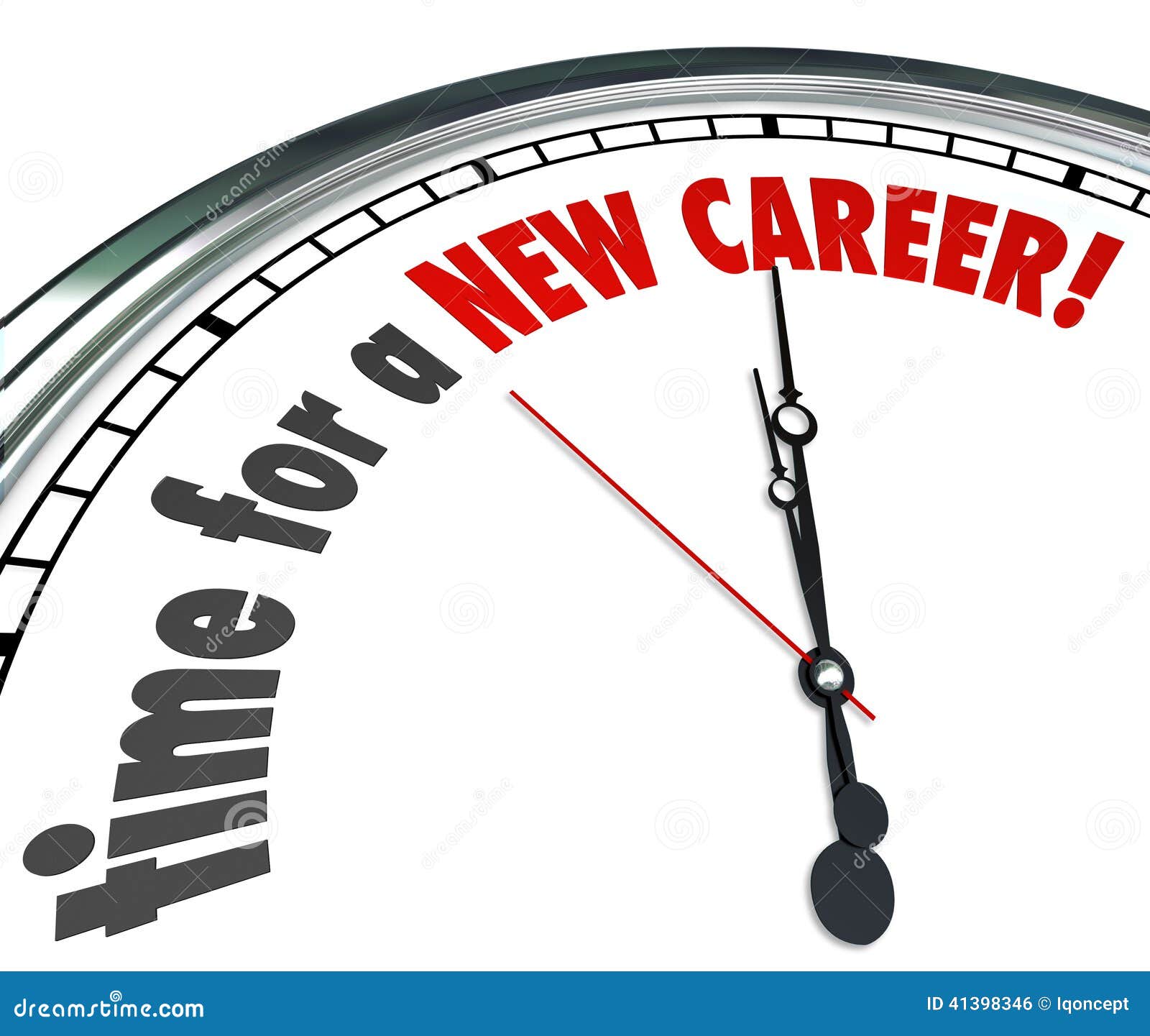 Time for a New Career Clock Change Jobs Work Follow Dreams Stock ... Time for a New Career Clock Change Jobs Work Follow Dreams Stock ...