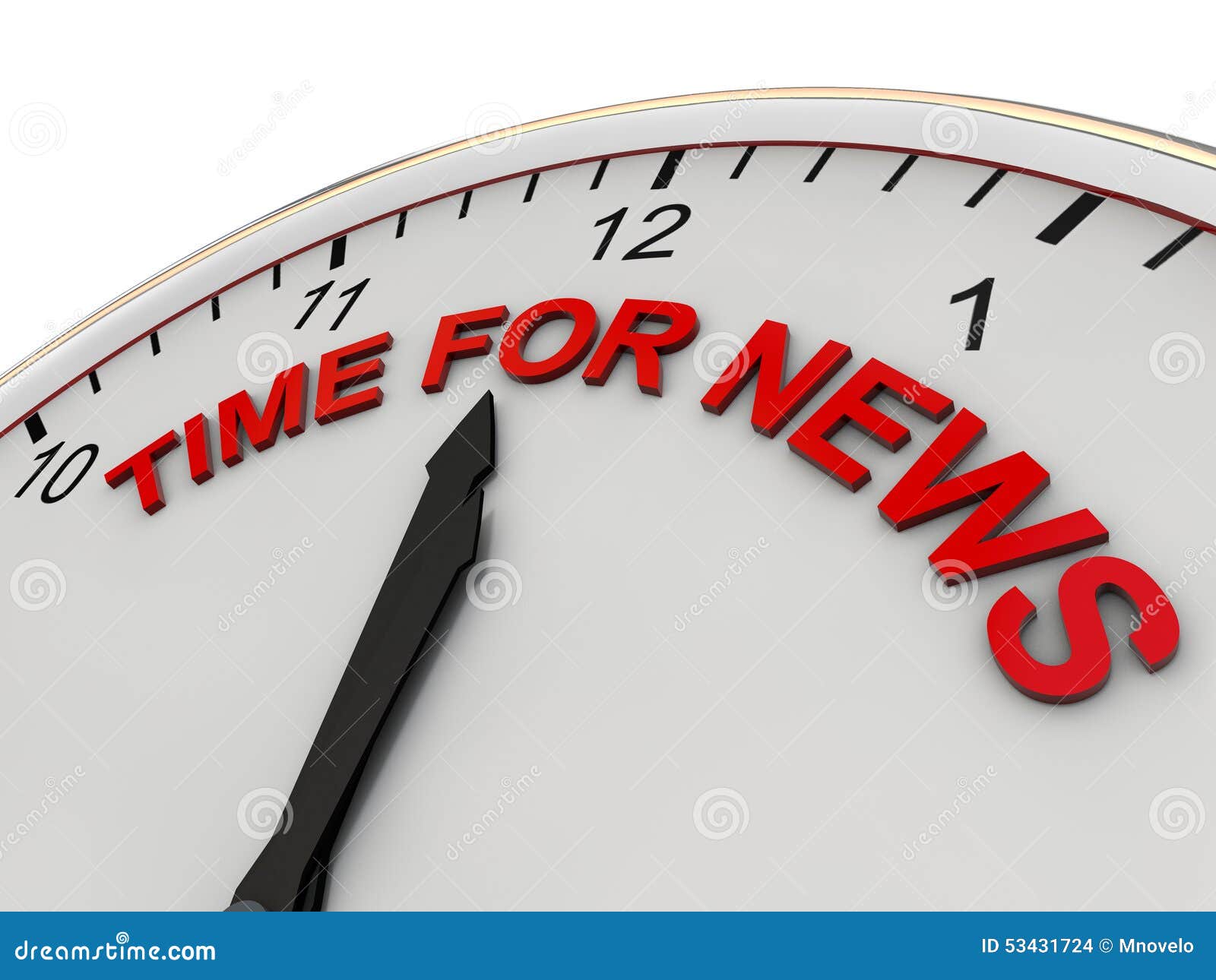 Time for news stock illustration. Illustration of hurry - 53431724