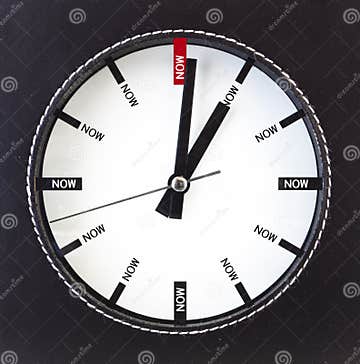 Time is Now - Clock stock photo. Image of concept, hand - 31722646