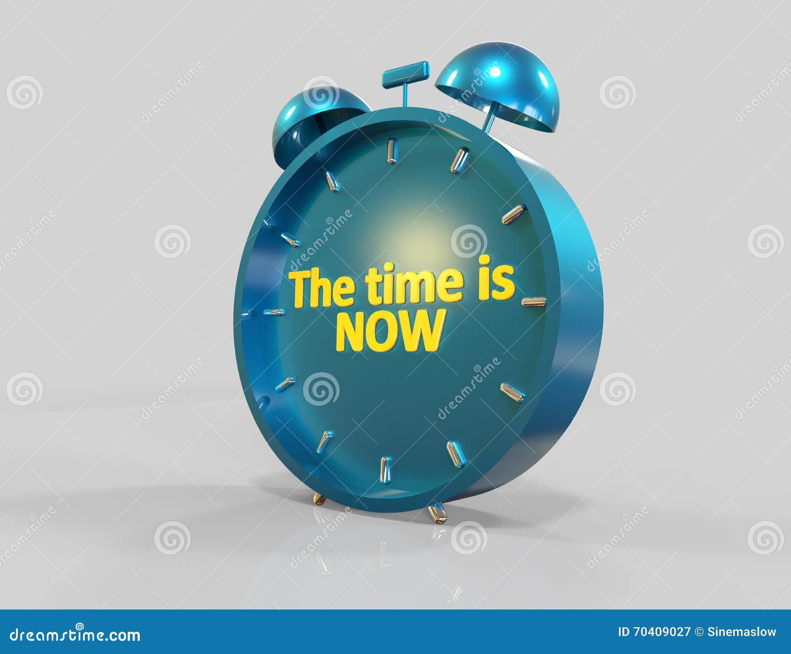 The time is now stock illustration. Illustration of management - 70409027