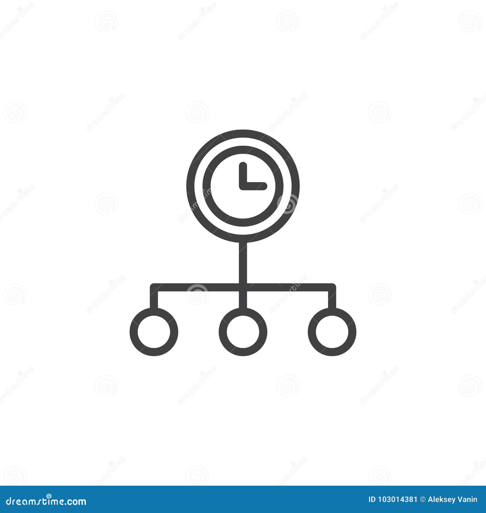 Time Optimization Line Icon Stock Vector - Illustration of alarm ...