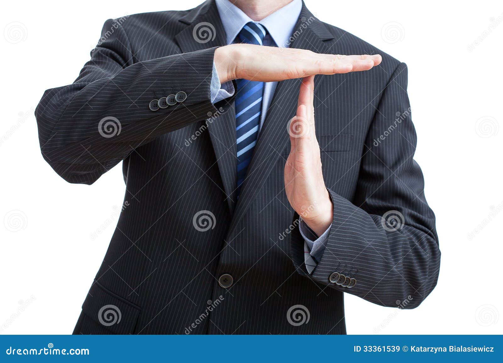 Time out gesture stock image. Image of posture, isolated - 33361539