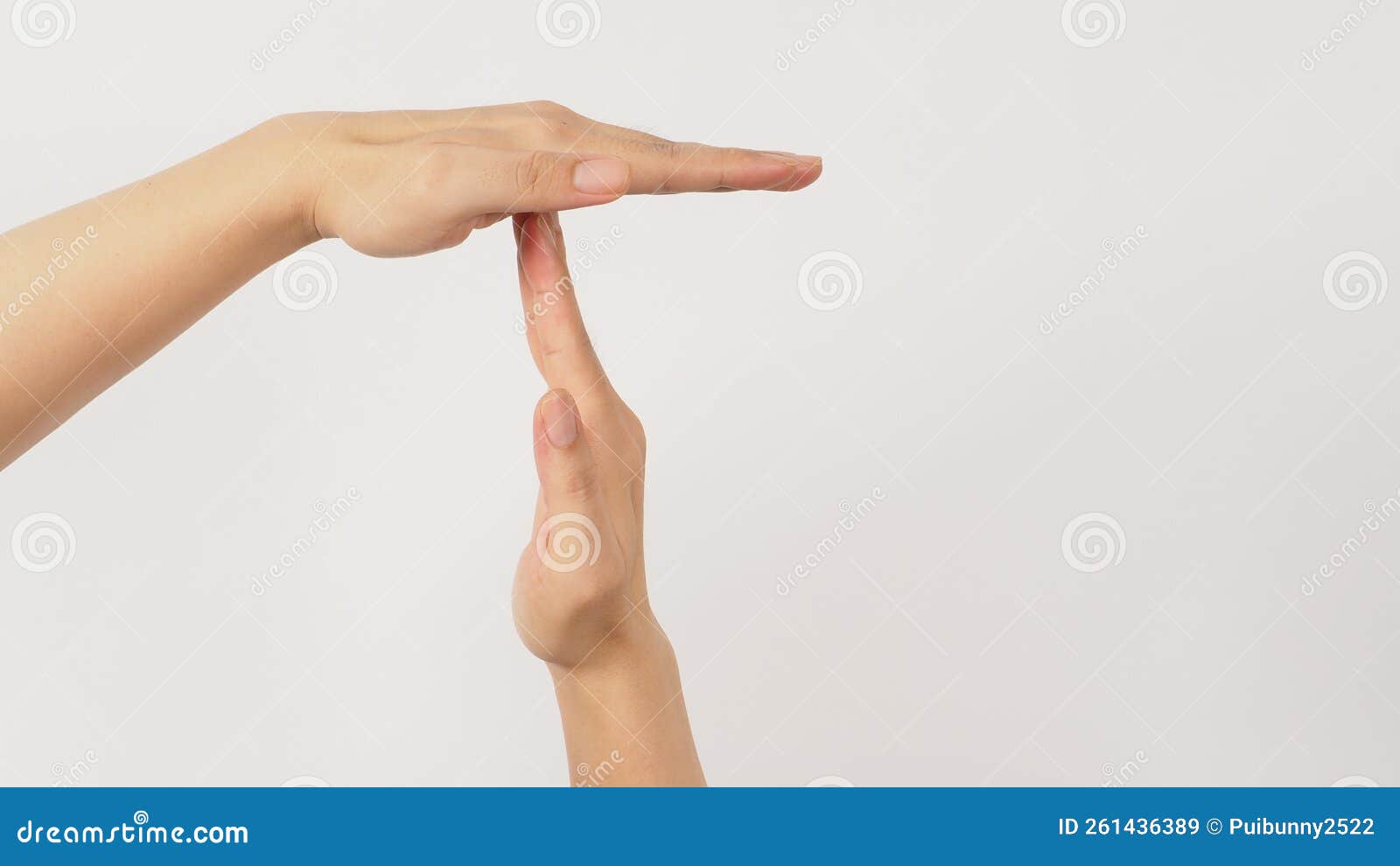 Time Out Hands Gesture on White Background Stock Image - Image of sign ...