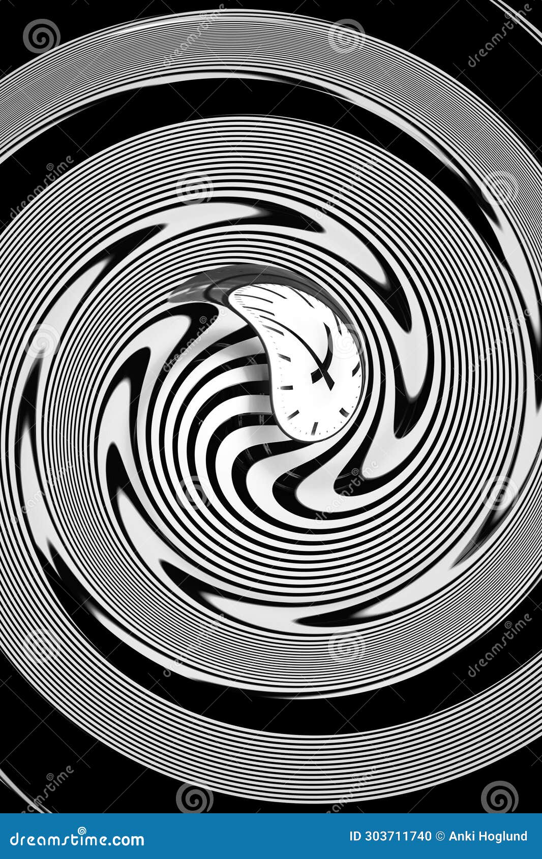 "the Time is Out of Joint. Spinning Clock Stock Photo - Image of ...