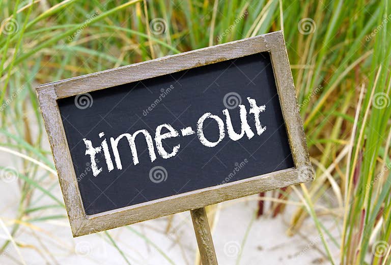 Time out sign imagem de stock. Imagem de areia, branco - 34679227
