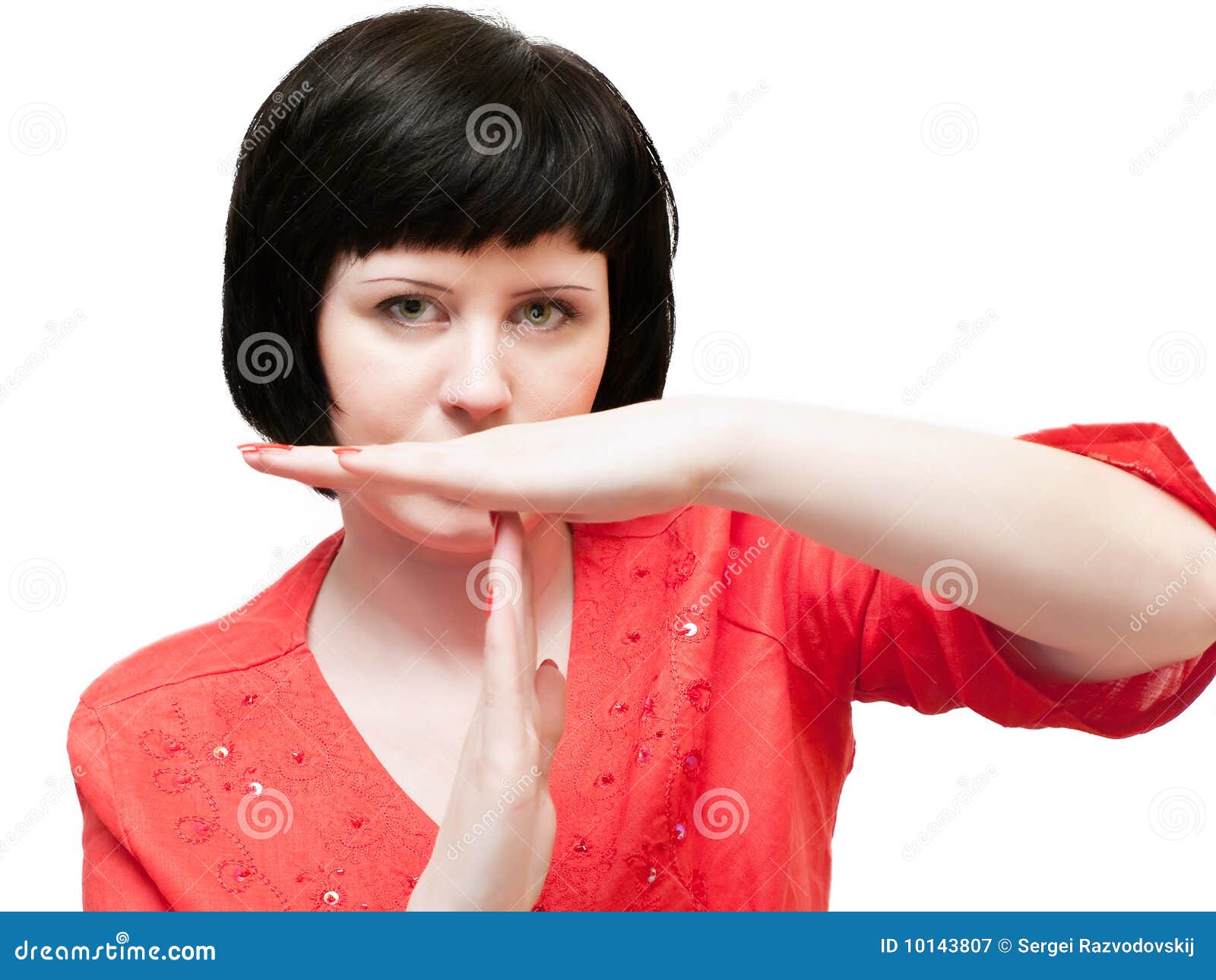 Time Out Sign With Hands Royalty Free Stock Photography - Image: 10143807