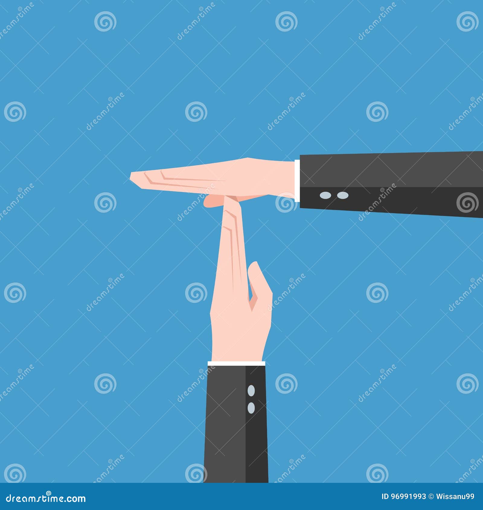 Time out stock vector. Illustration of symbol, business - 96991993