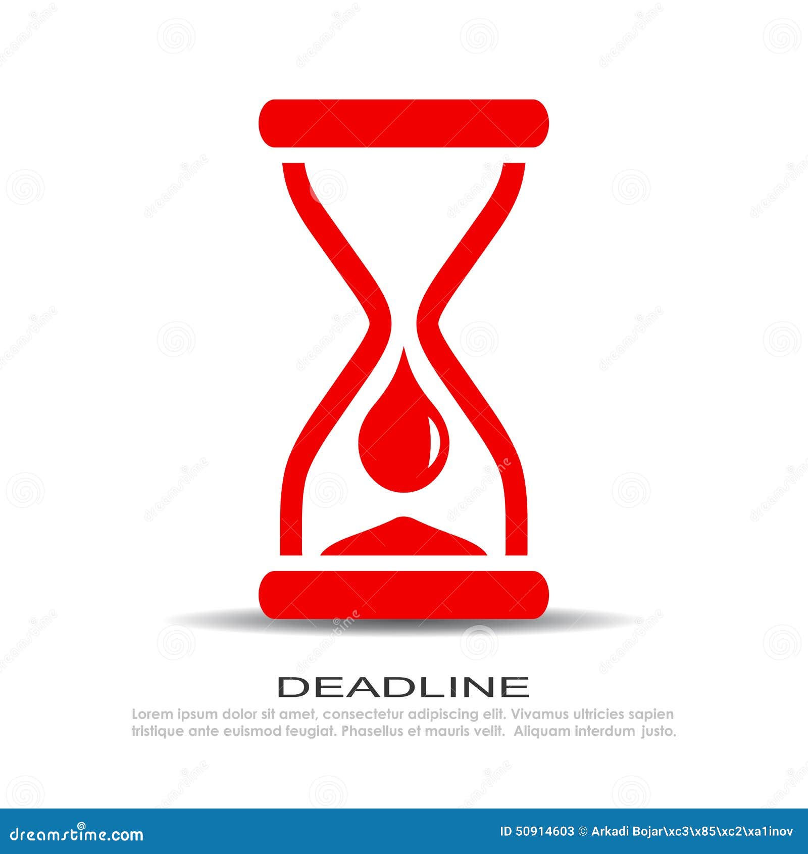 Time is over stock vector. Illustration of glass, isolated - 50914603