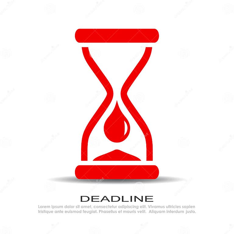 Time is over stock vector. Illustration of glass, isolated - 50914603