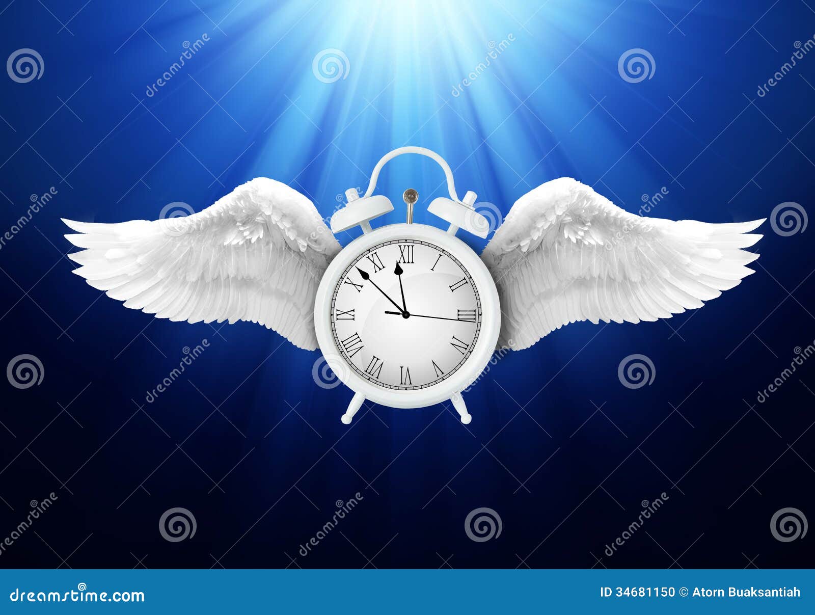 Time Passing concept stock illustration. Illustration of composition ...