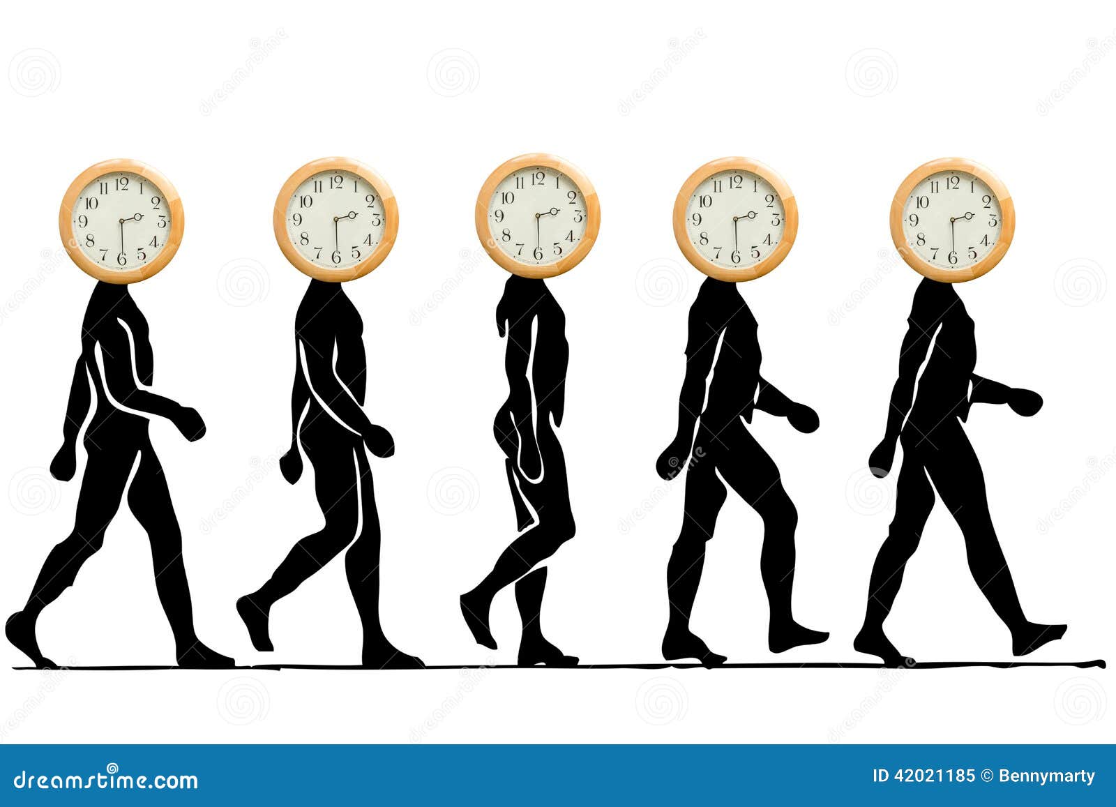 Time is moving stock illustration. Illustration of metaphor - 42021185