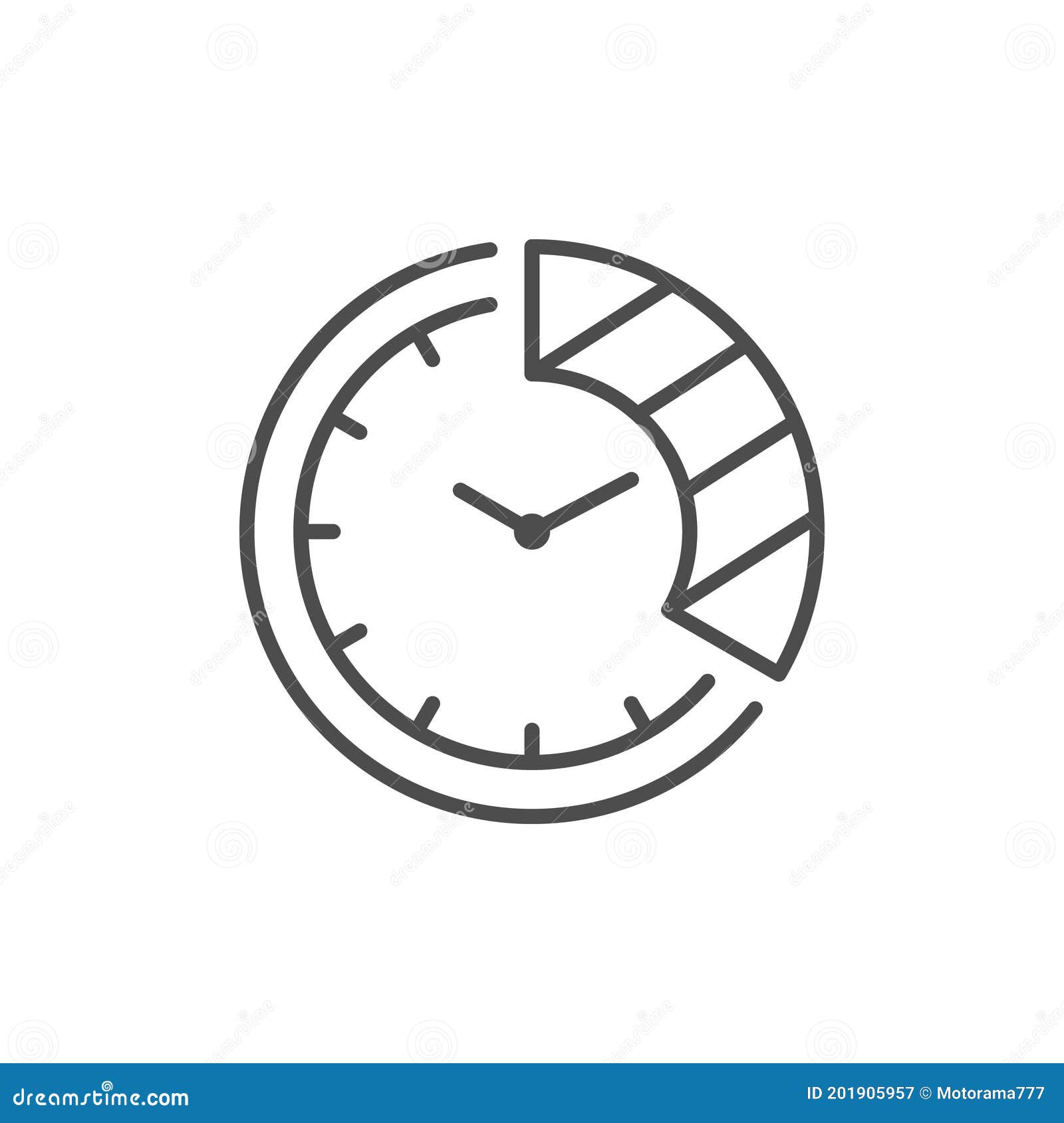 Time Period Line Outline Icon Stock Vector - Illustration of design ...