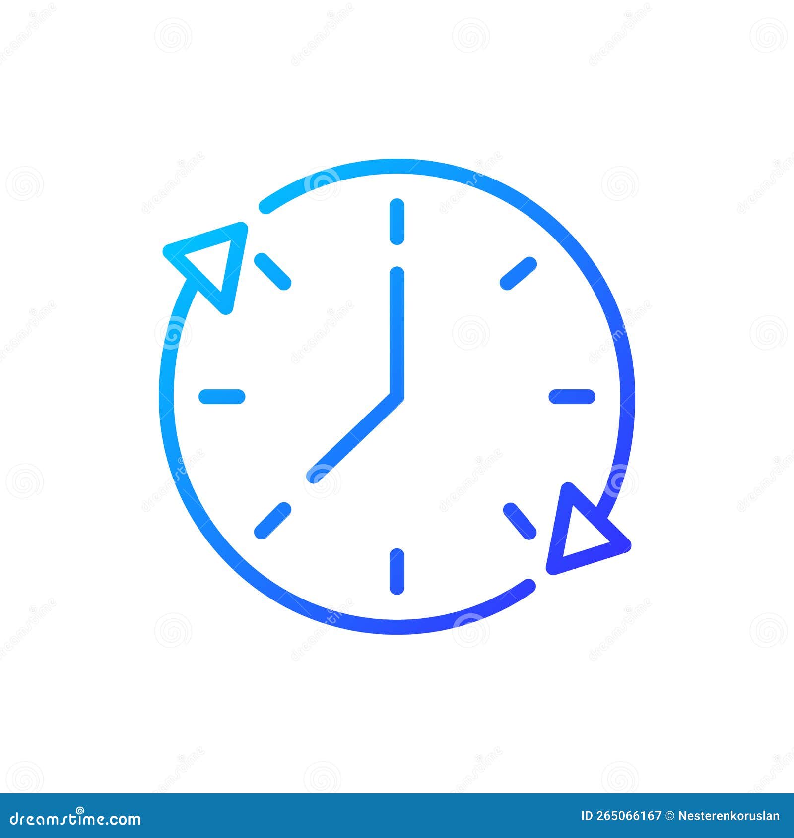 Time Period Pixel Perfect Gradient Linear Vector Icon Stock Vector ...