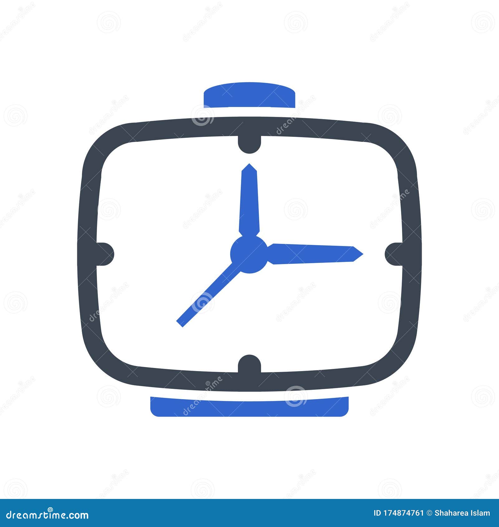 Time plan icon stock vector. Illustration of graphic - 174874761
