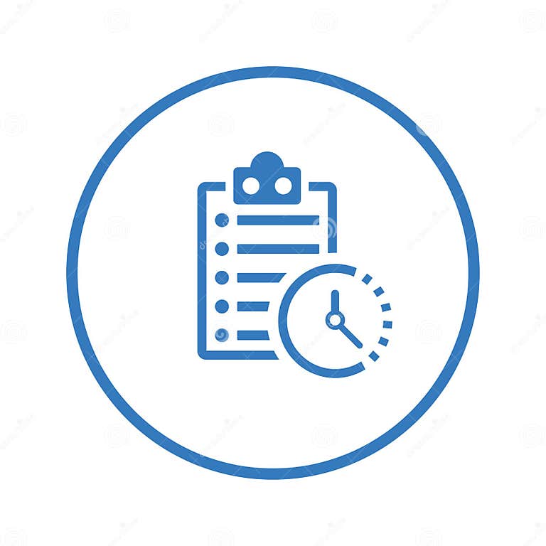 Time Plan icon stock illustration. Illustration of vector - 290798190