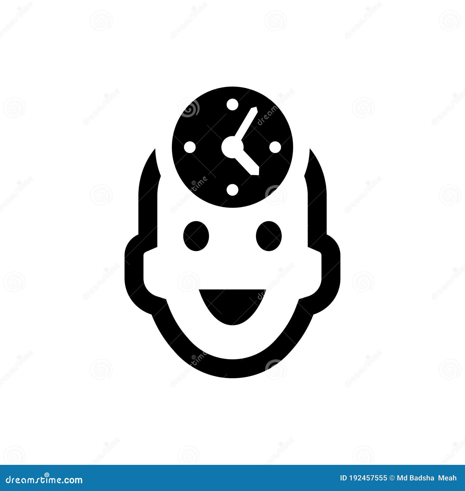 Time Plan Icon stock vector. Illustration of illustrations - 192457555