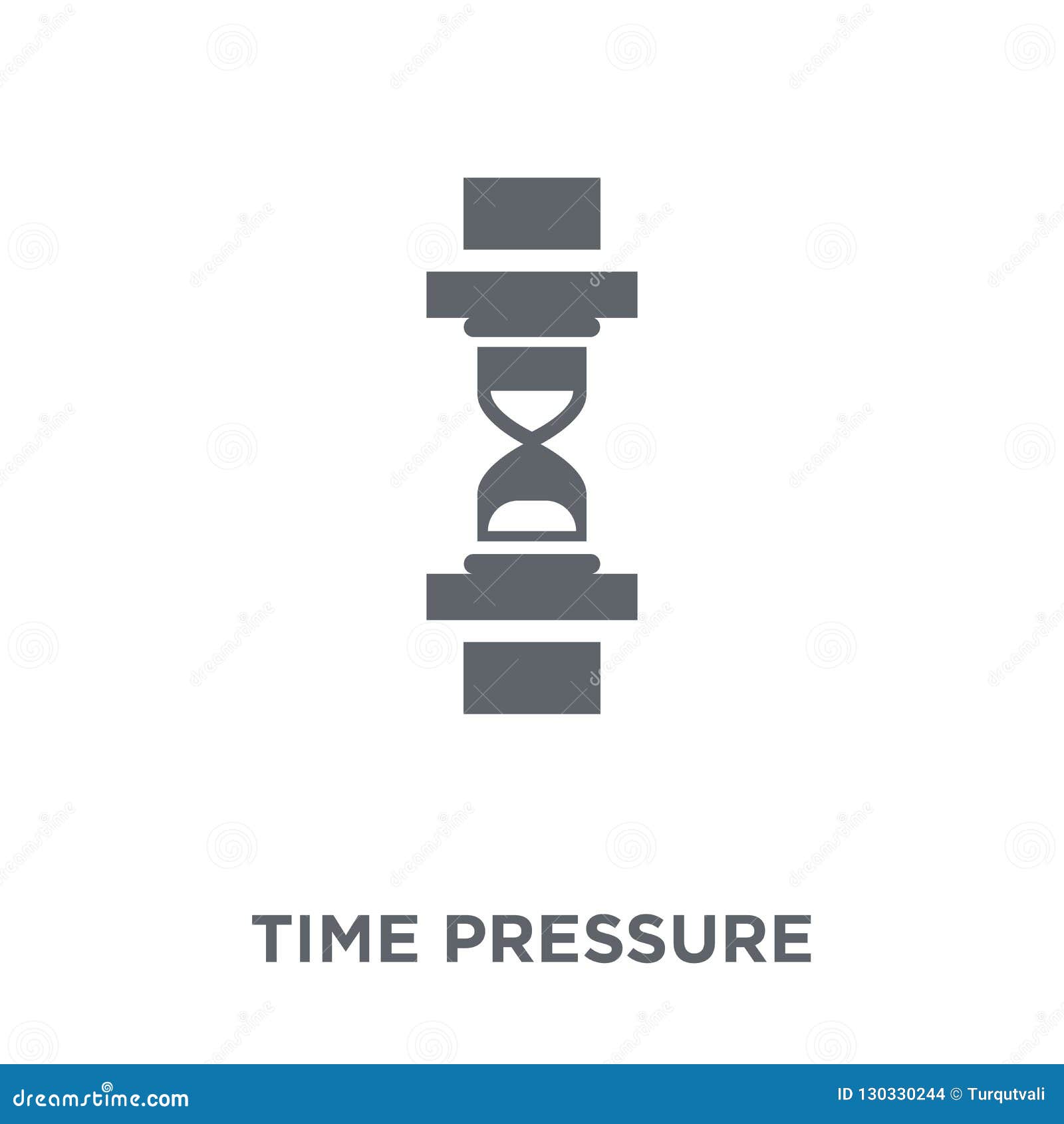 Time Pressure Icon from Time Managemnet Collection. Stock Vector ...