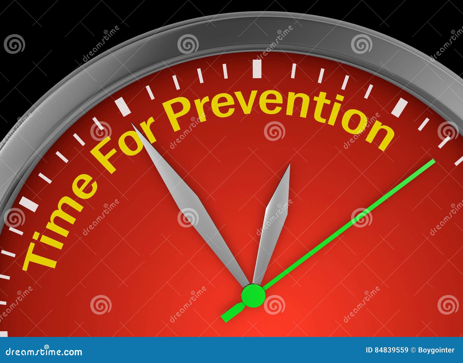 Time for prevention stock illustration. Illustration of diagnosis ...
